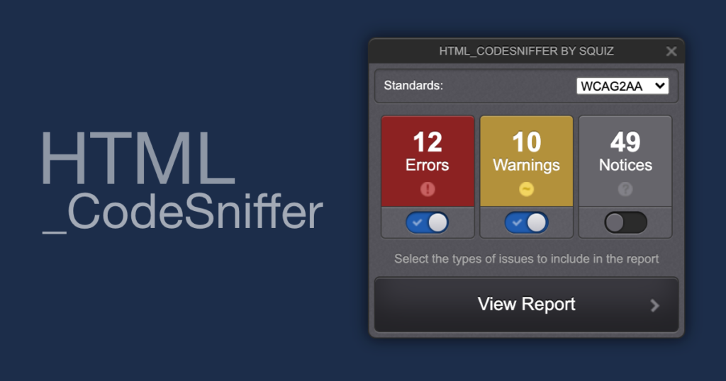 HTML_CodeSnifferって知ってる？ | 札幌のホームページ制作・Webサイト制作会社 | 株式会社モノモード